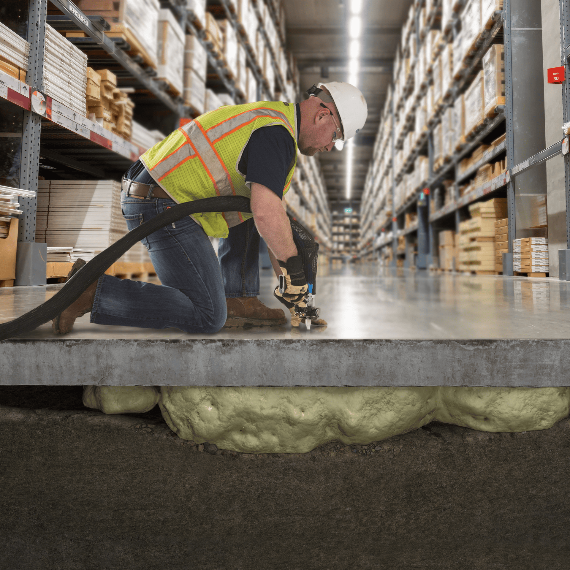 Advantages of Polyurethane Foam Concrete Lifting - LevelUp Concrete ...